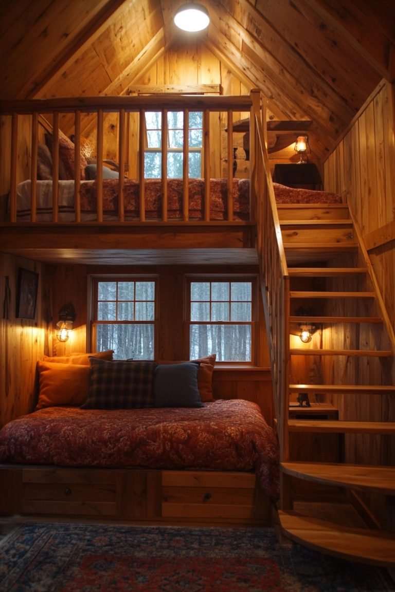 29 Little Cabin Bedroom Ideas For A Quaint And Relaxing Getaway ...