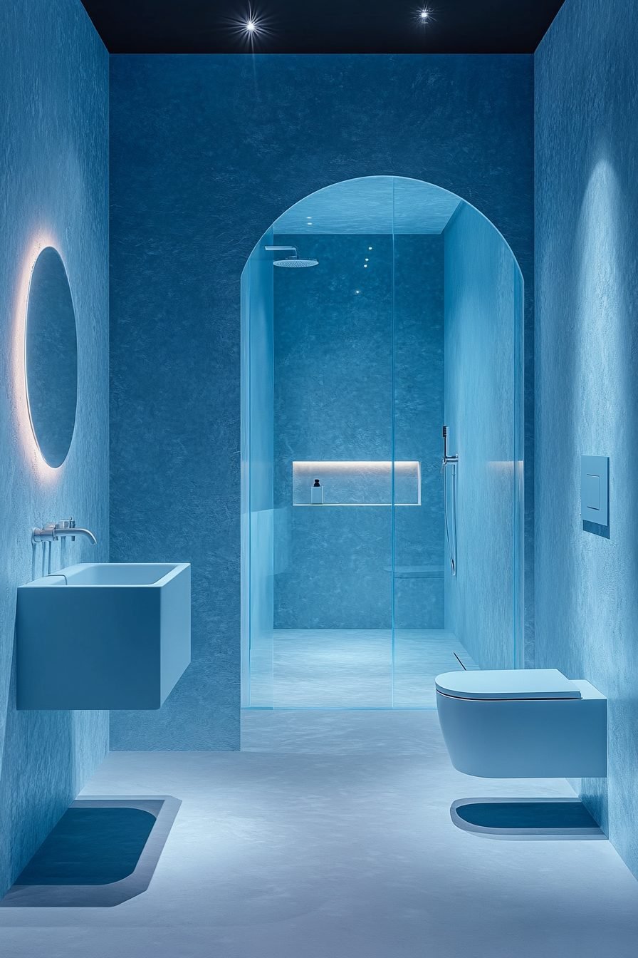 29 Blue Bathroom Decor Ideas For A Fresh And Modern Look - Courtneys World