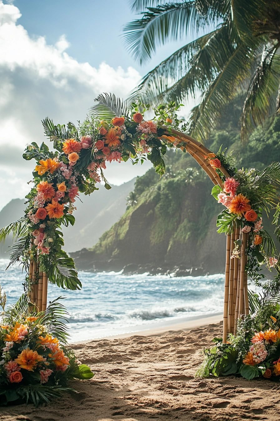 29 Boho Wedding Arch Ideas To Create A Dreamy Backdrop - Courtneys World