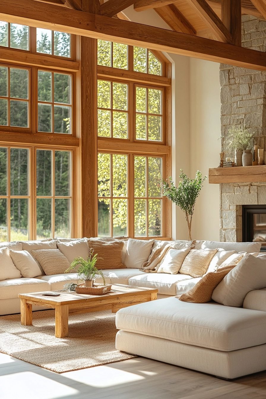 29 Rustic Modern Living Room Ideas To Bring A Fresh Twist To Country ...