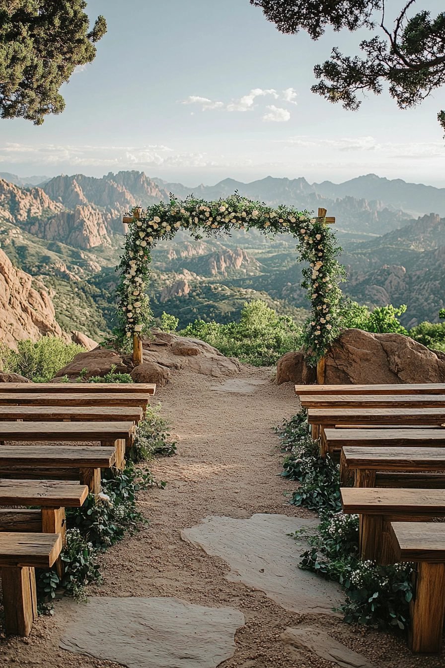 29 Boho Wedding Arch Ideas To Create A Dreamy Backdrop - Courtneys World