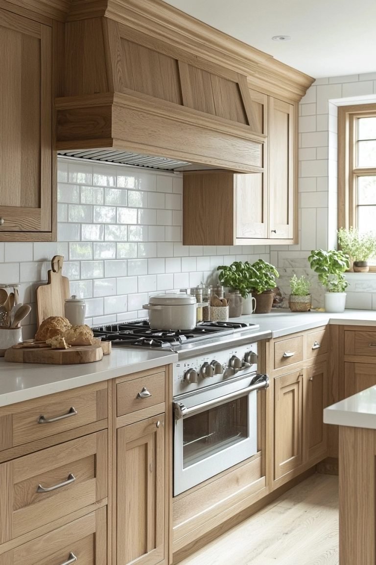 19 Oak Kitchen Cabinets That Showcase The Beauty Of Natural Wood ...