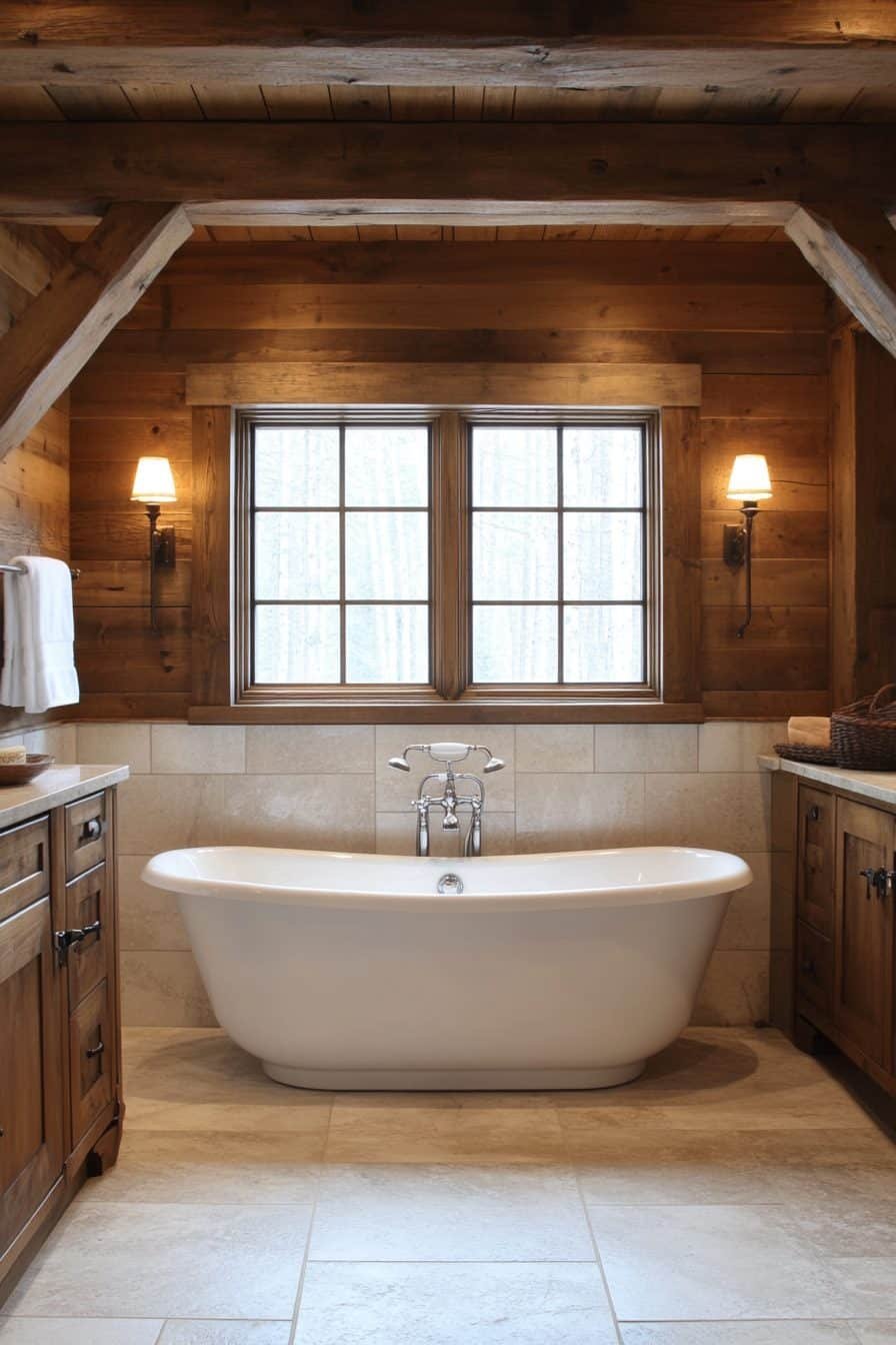 29 Farmhouse Style Bathroom Ideas For A Modern Rustic Design ...