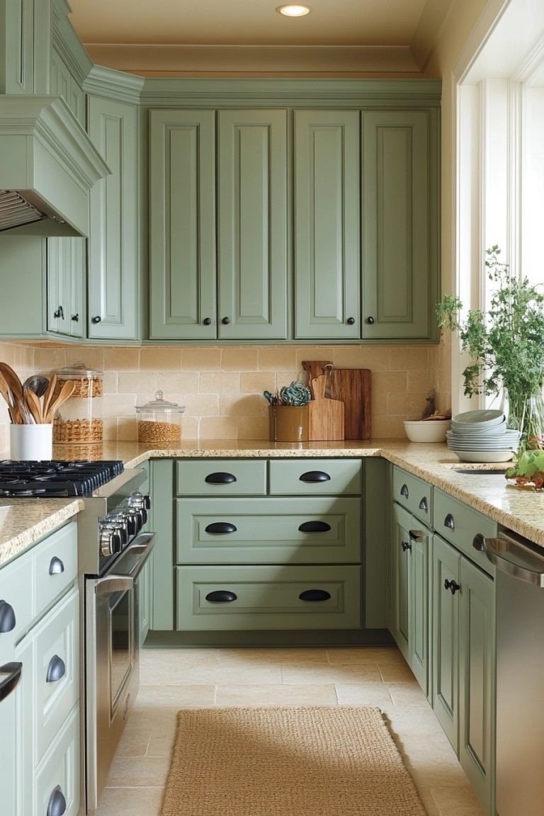 19 Emerald Green Kitchen Cabinets For A Luxe And Vibrant Look ...