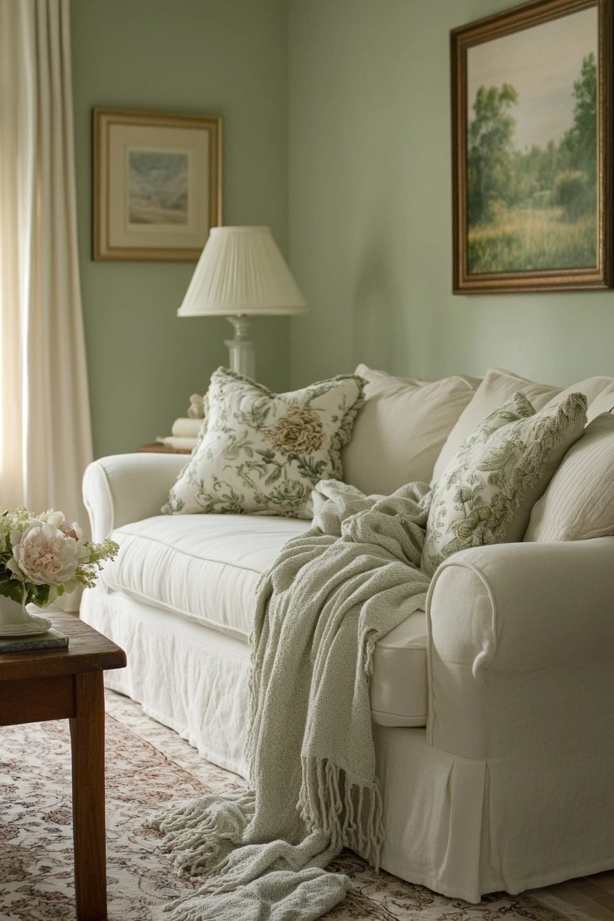 29 Green Living Room Ideas To Refresh Your Home's Style - Courtneys World