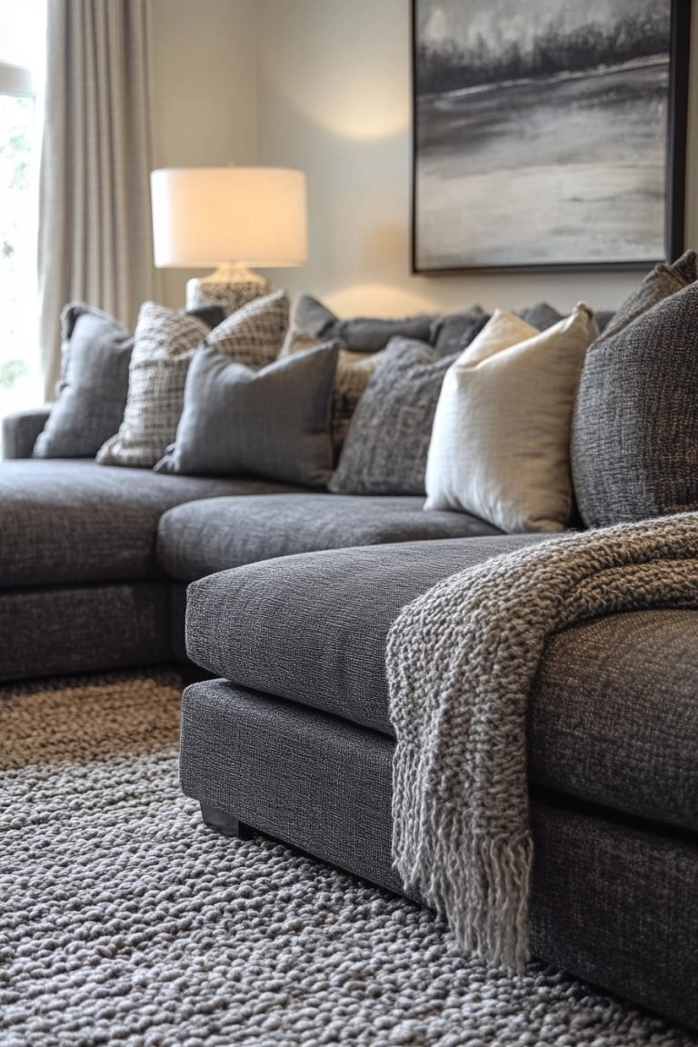 29 Charcoal Couch Living Room Ideas To Add Sophistication To Your Home ...