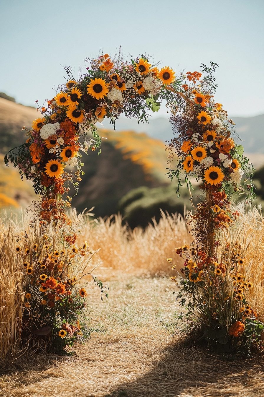 29 Boho Wedding Arch Ideas To Create A Dreamy Backdrop - Courtneys World