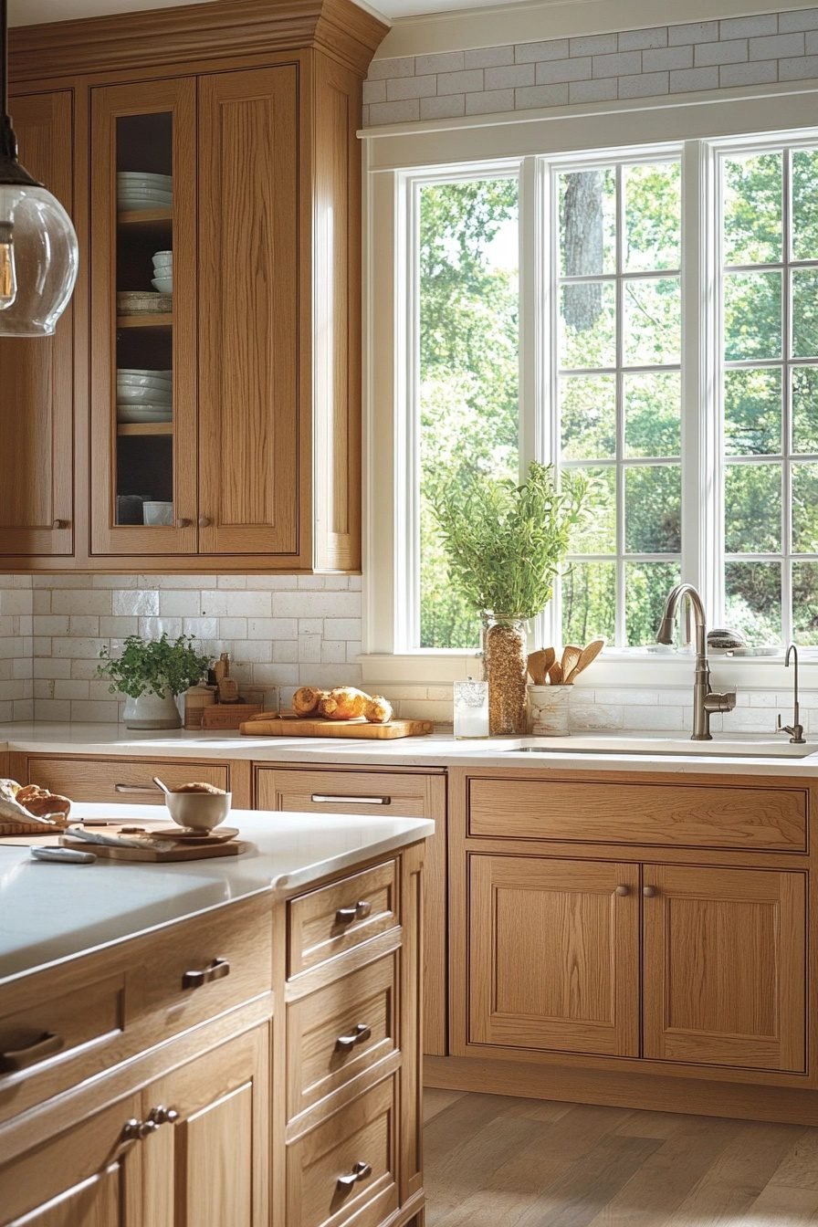 19 Oak Kitchen Cabinets That Showcase The Beauty Of Natural Wood ...