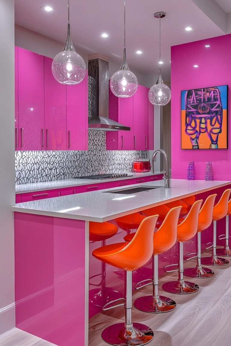 19 Pink Kitchen Cabinets For A Sweet And Chic Kitchen Design ...