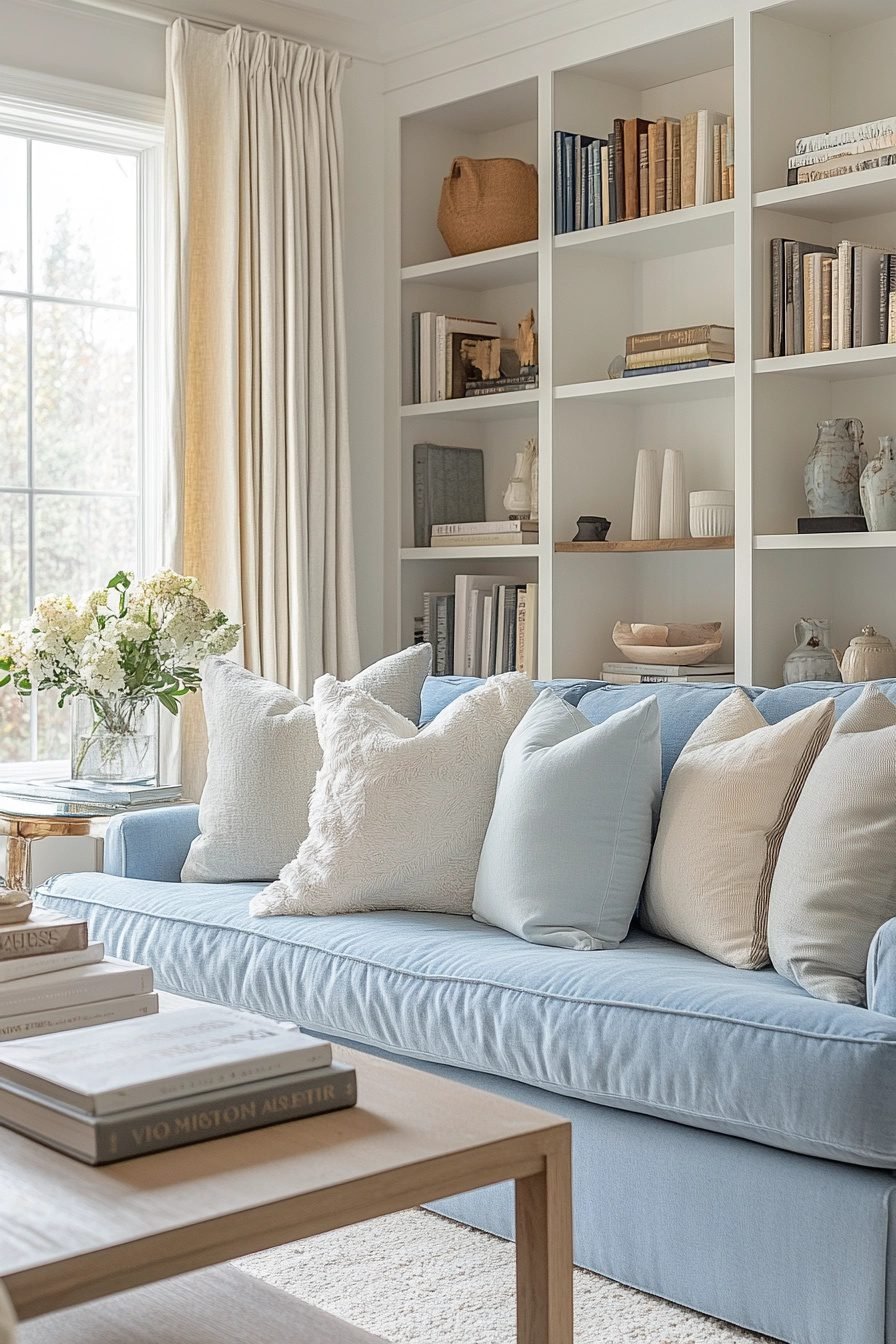 29 Blue Couch Living Room Ideas For A Calm And Sophisticated Vibe ...