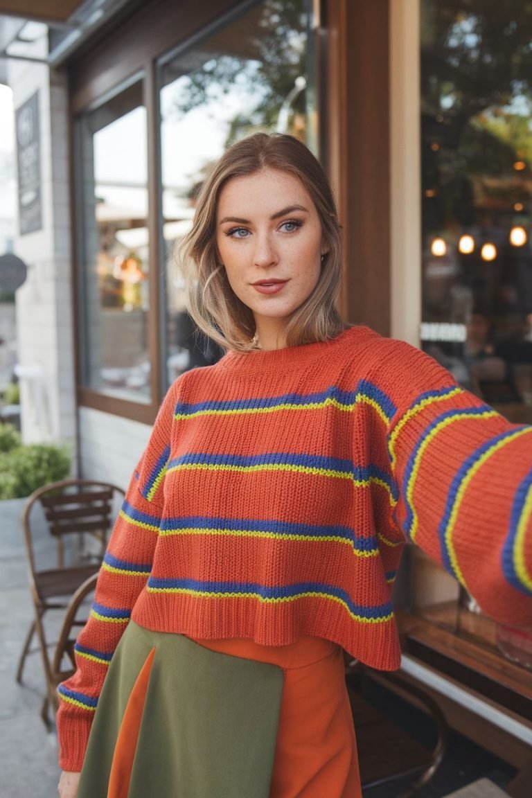Styling My Cropped Knit Sweater Outfit For Fall