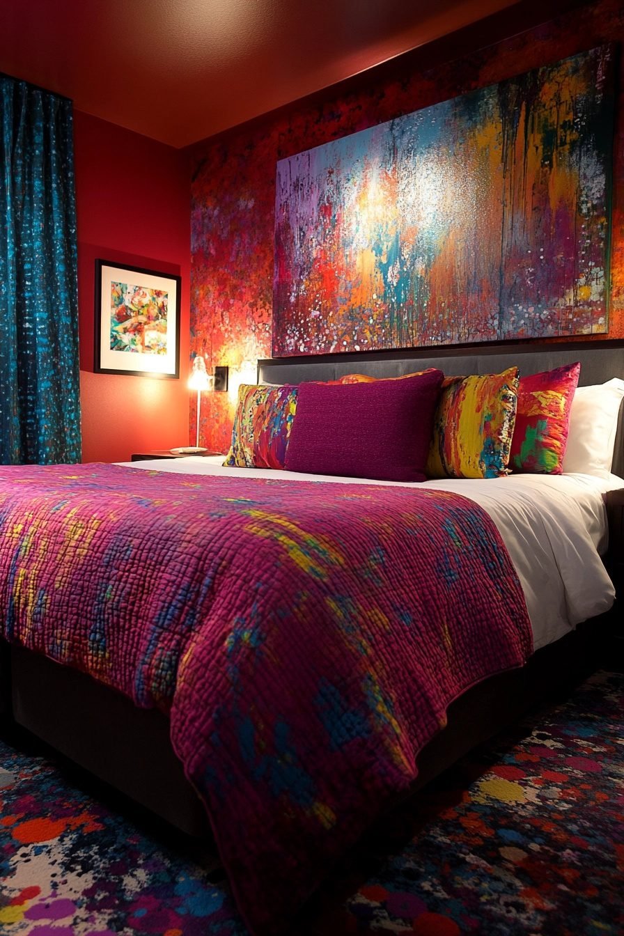 29 Colorful Eclectic Bedroom Ideas To Make Your Space Feel Lively And ...