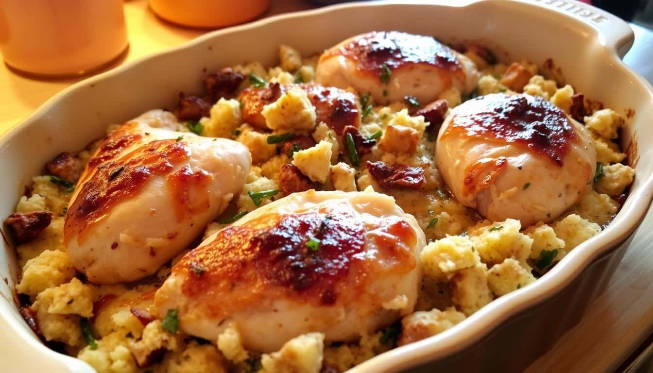 Easy Chicken & Stuffing Bake Recipe | Comfort Food