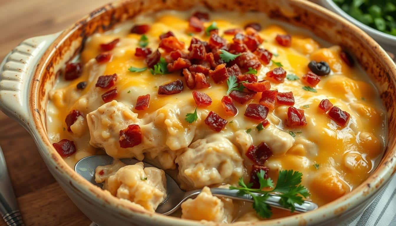 Easy Crack Chicken Casserole Recipe For Dinner Tonight