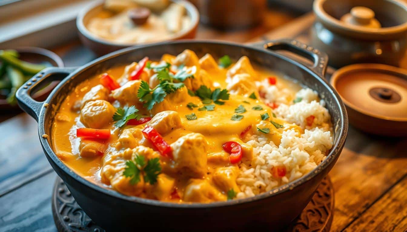 Easy One Pot Queso Chicken And Rice Recipe You'll Love