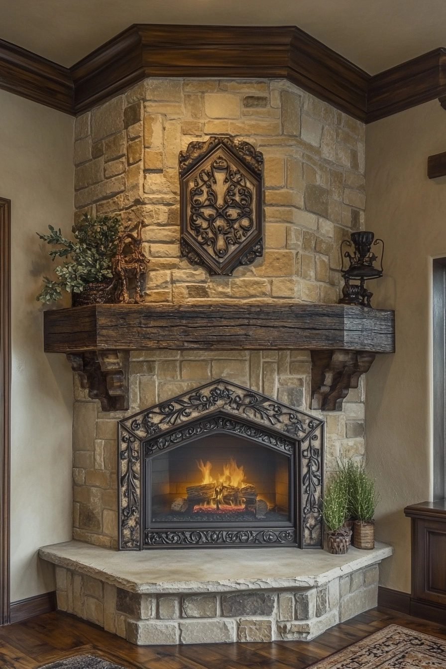 29 Corner Fireplace Makeover Ideas That Bring Warmth And Charm ...