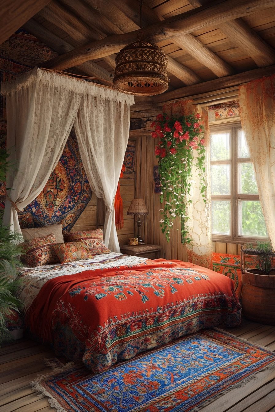 29 Boho Bedroom With Canopy Ideas For Creating A Dreamy Retreat ...