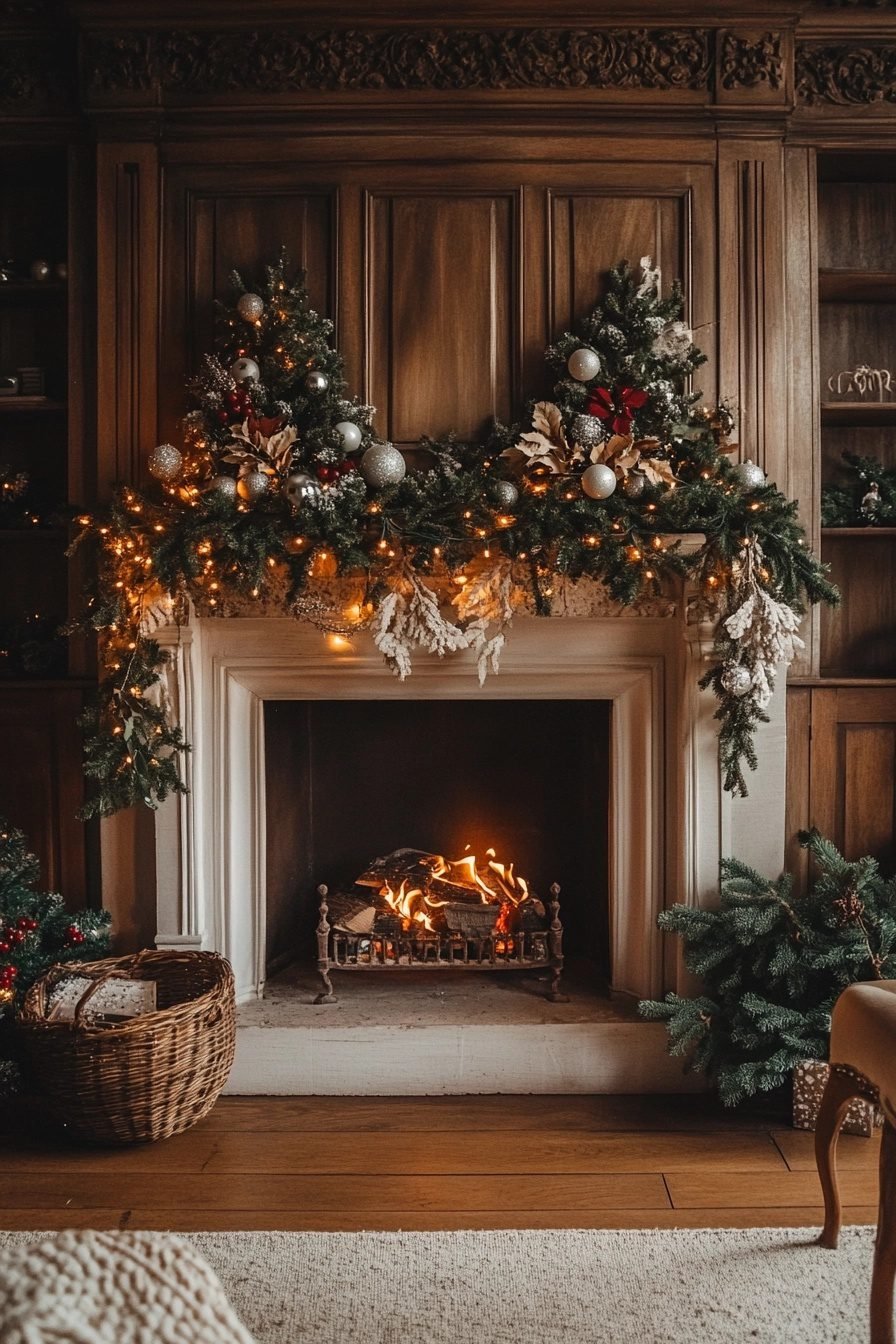 29 Fireplace Christmas Decorations To Make Your Holiday Shine ...