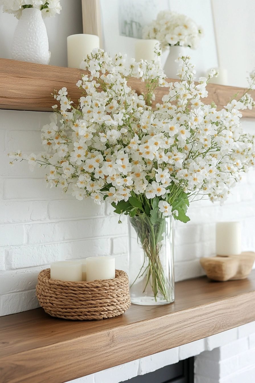 29 Contemporary Mantle Ideas To Make Your Fireplace Shine - Courtneys World