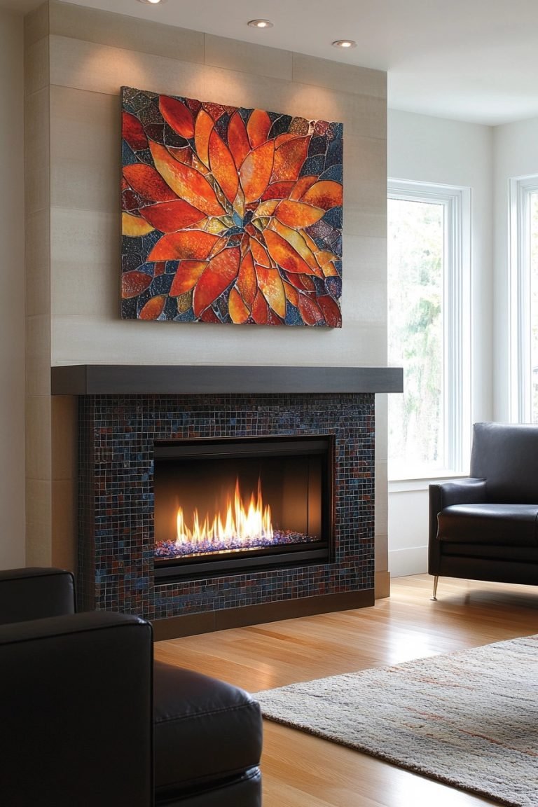 29 Contemporary Mantle Ideas To Make Your Fireplace Shine - Courtneys World