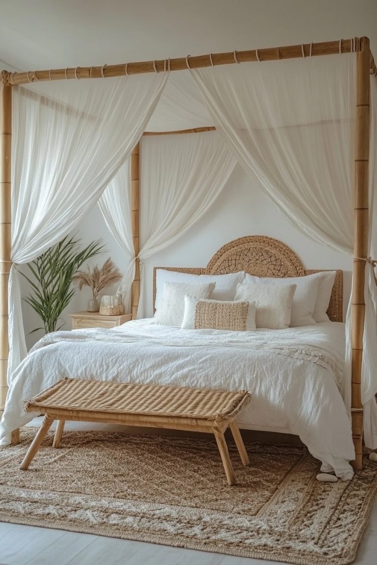 29 Boho Bedroom With Canopy Ideas For Creating A Dreamy Retreat ...