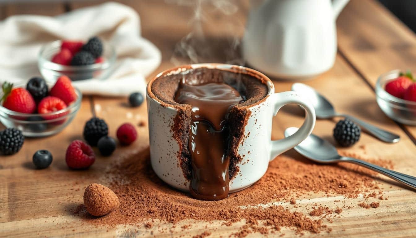 5-Minute Chocolate Lava Mug Cake Recipe