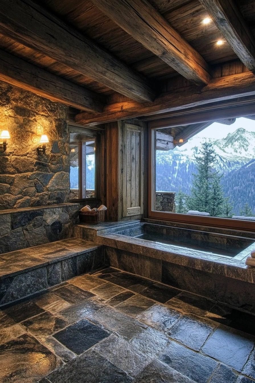 29 Rustic Wet Room Ideas For A Unique And Inviting Bathroom Design ...
