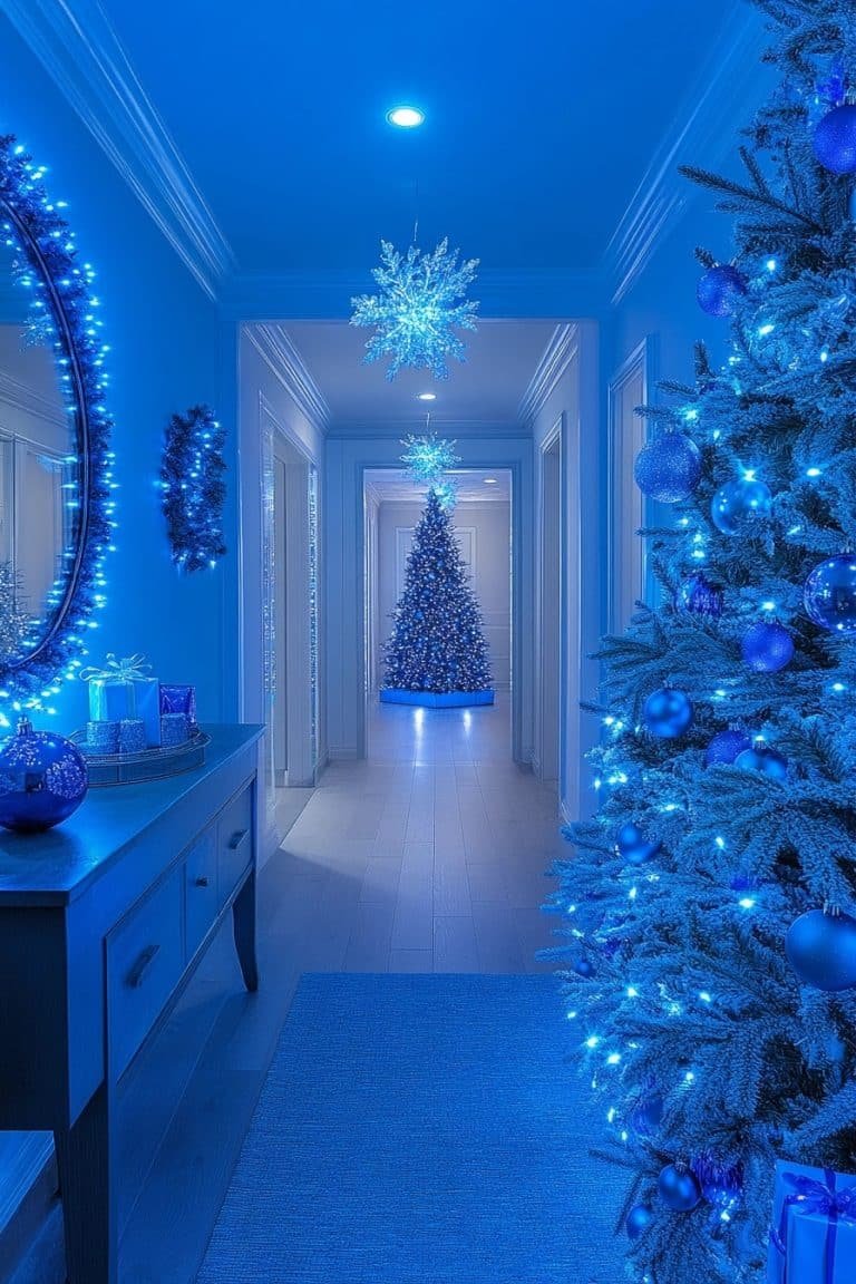 29 Blue Christmas Decor Ideas To Create A Peaceful Holiday Atmosphere ...