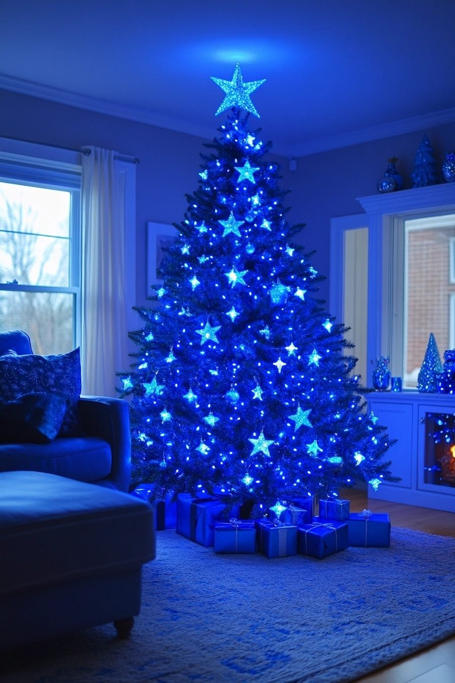 29 Blue Christmas Decor Ideas To Create A Peaceful Holiday Atmosphere ...