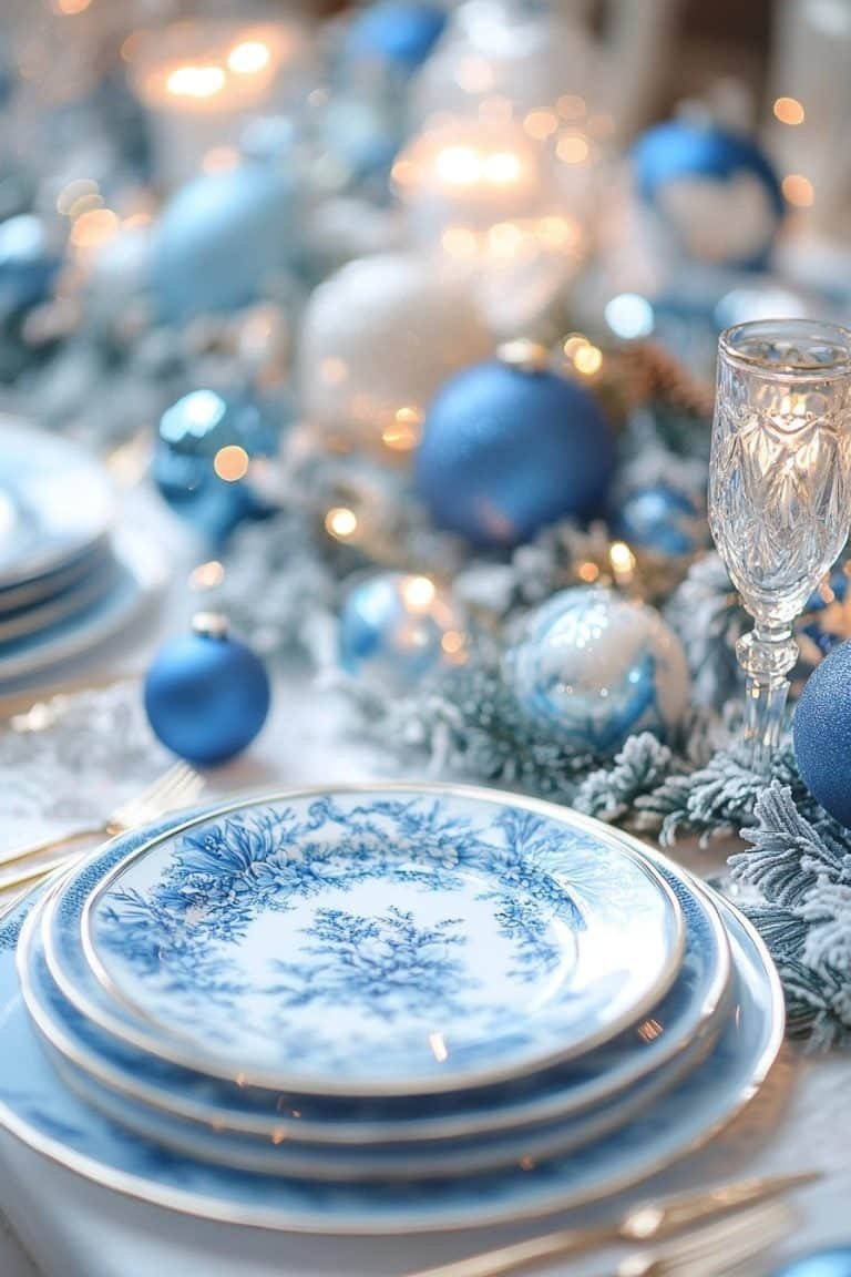 29 Blue Christmas Decor Ideas To Create A Peaceful Holiday Atmosphere ...