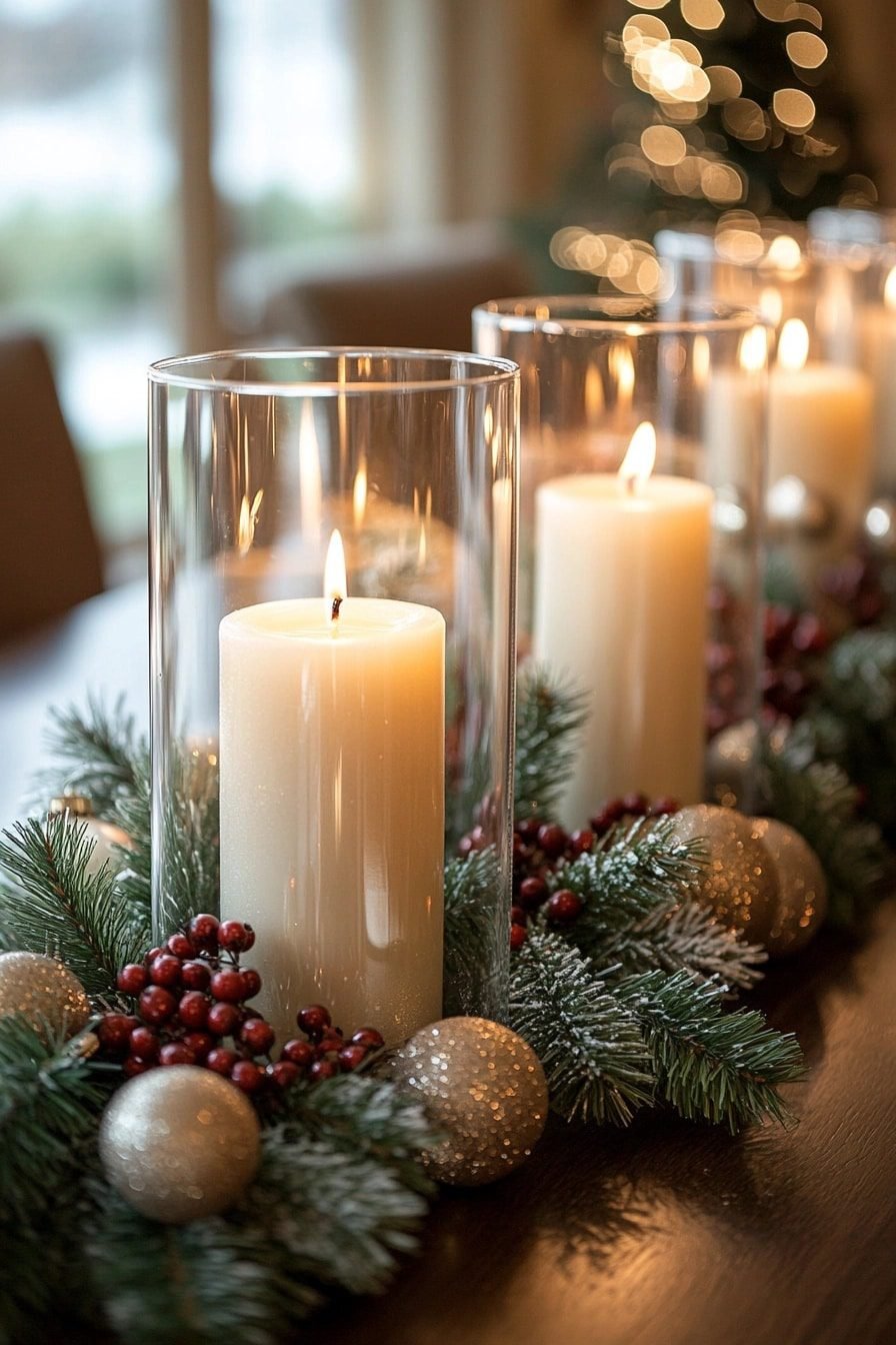 29 Christmas Candle Decor Ideas To Light Up Your Holiday Season ...