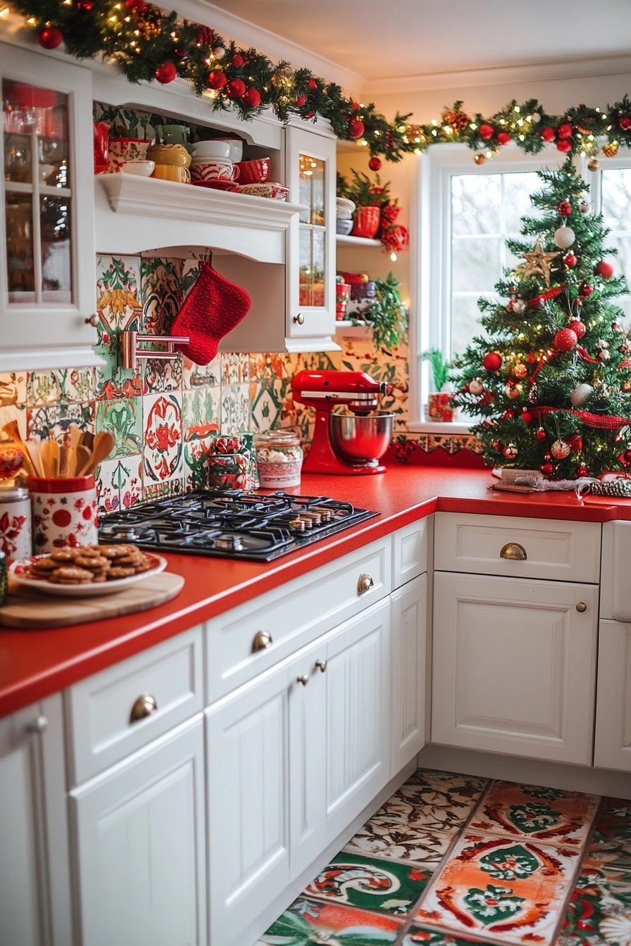 29 Christmas Kitchen Decor Ideas To Make Your Cooking Space Festive ...