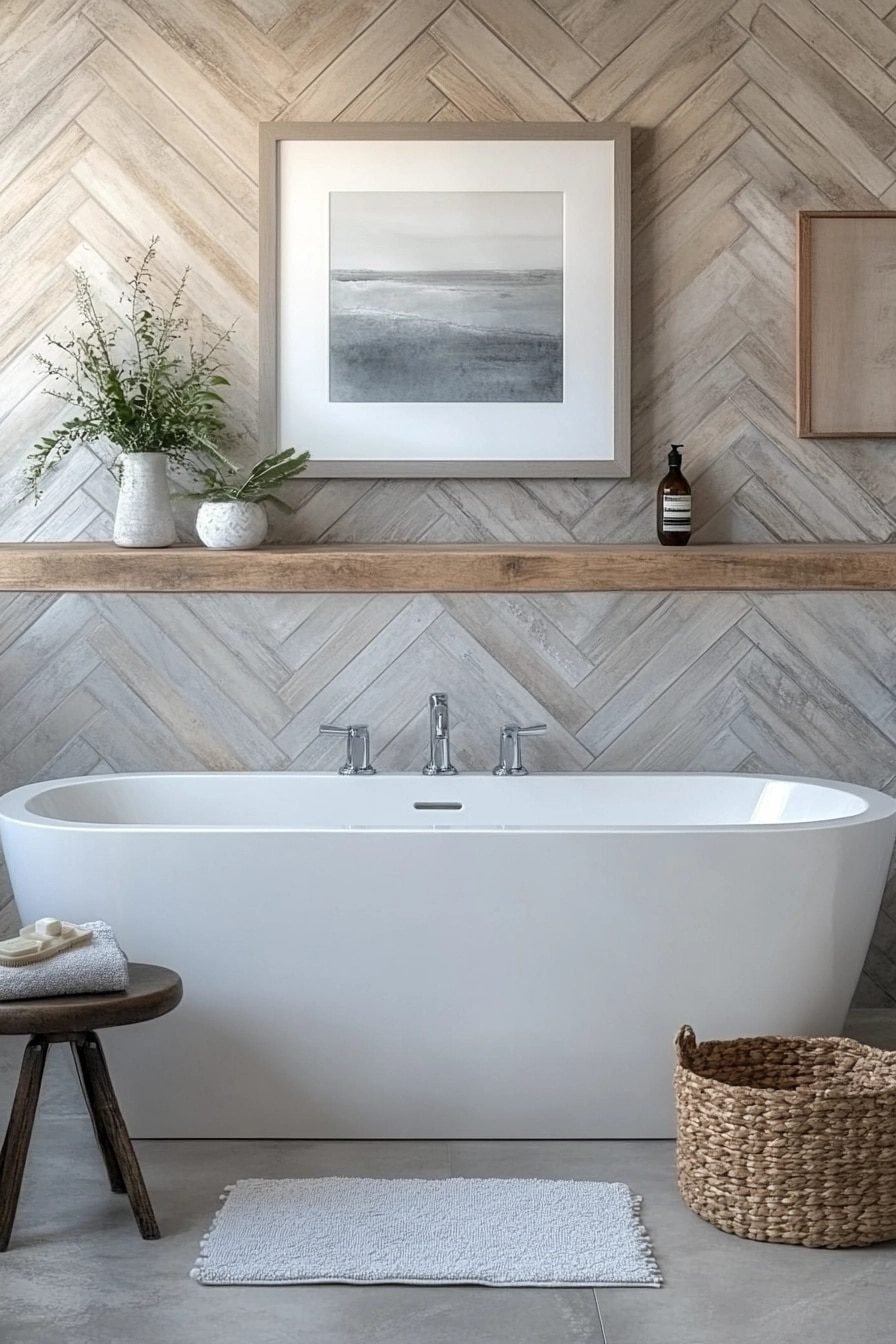 29 Small Bathroom Tile Ideas For A Stunning Bathroom Upgrade ...