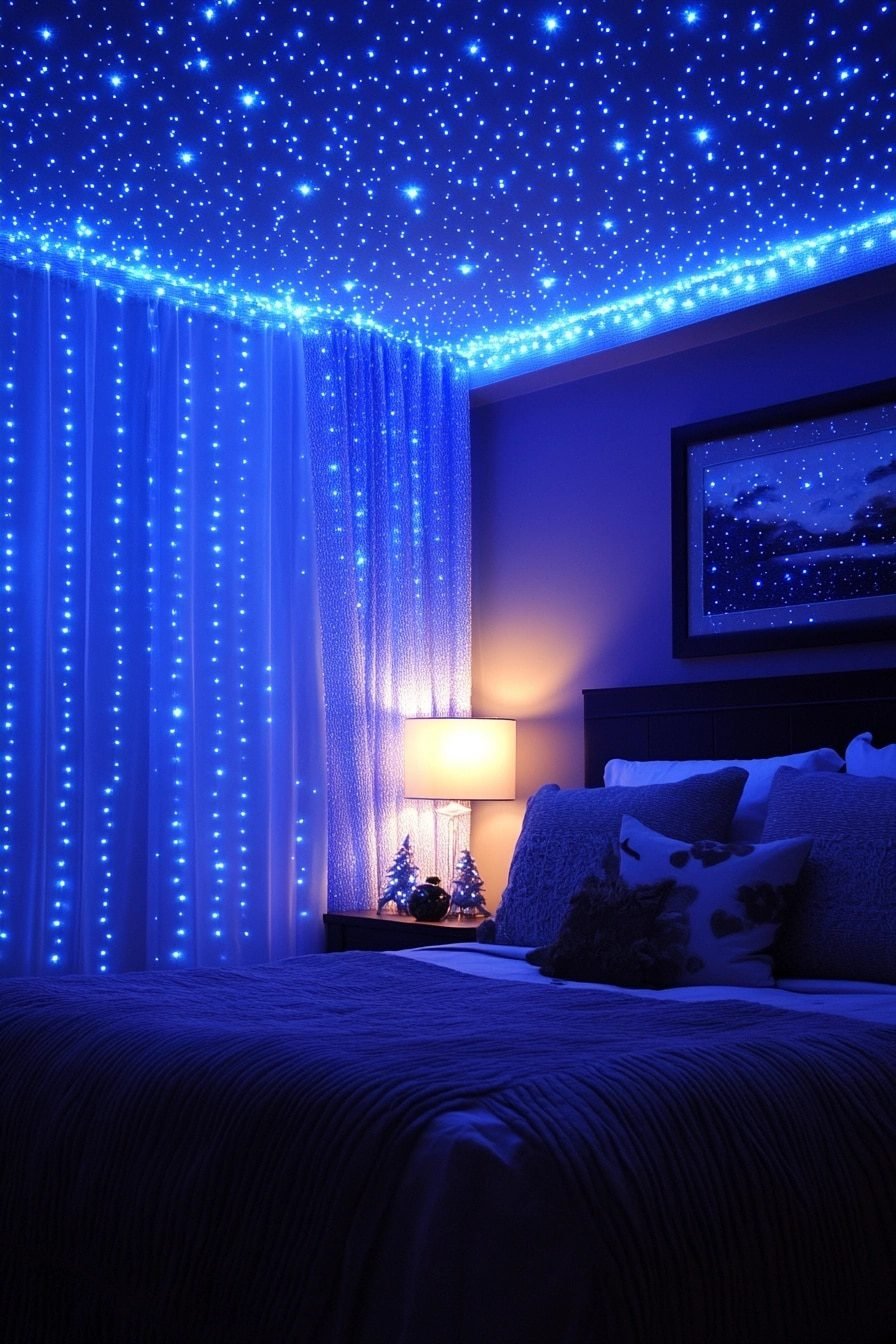 29 Boho Fairy Lights Bedroom Ideas To Add Whimsy And Warmth To Your ...