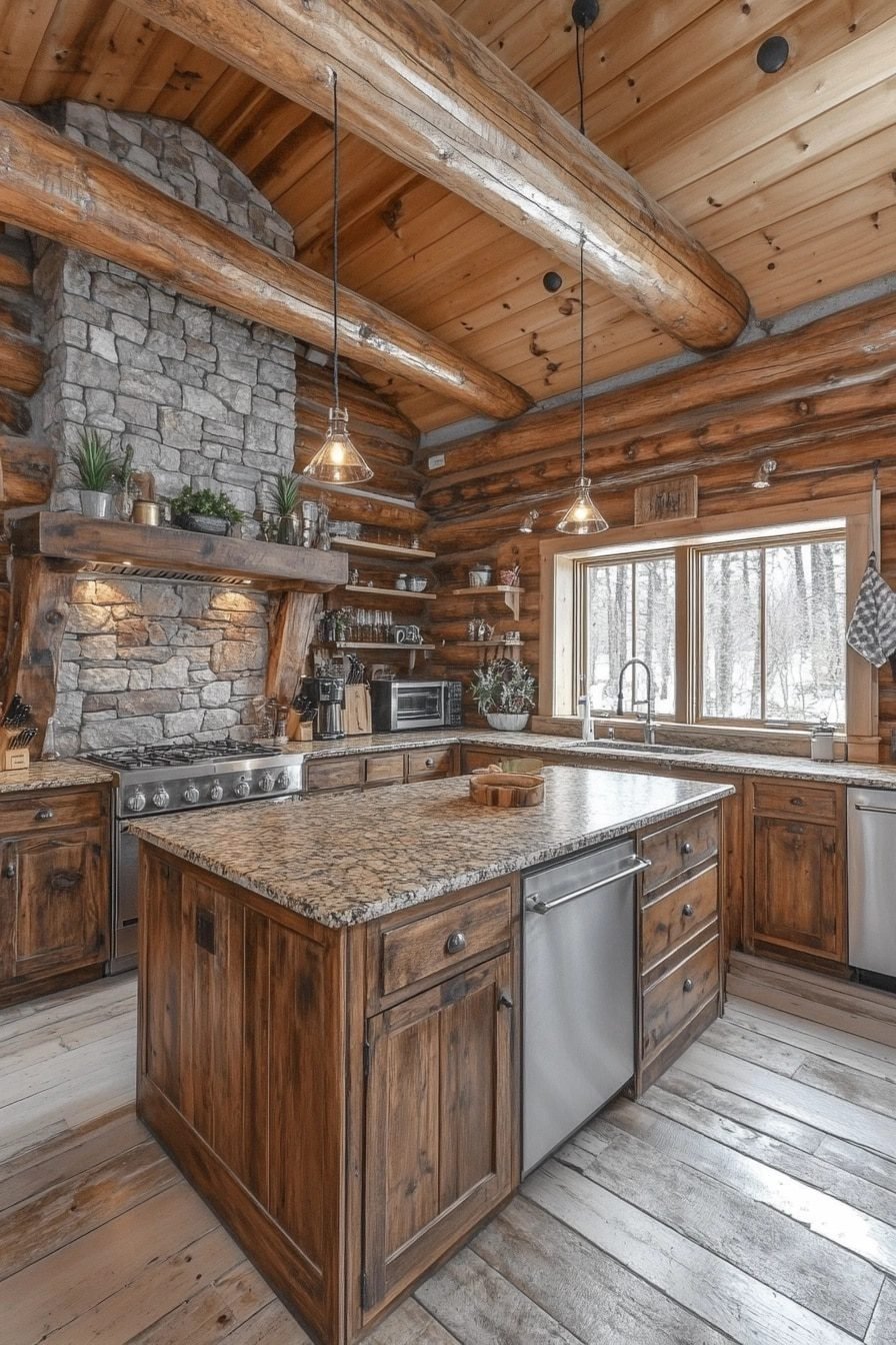 29 Log Home Interiors That Perfectly Balance Comfort And Style ...