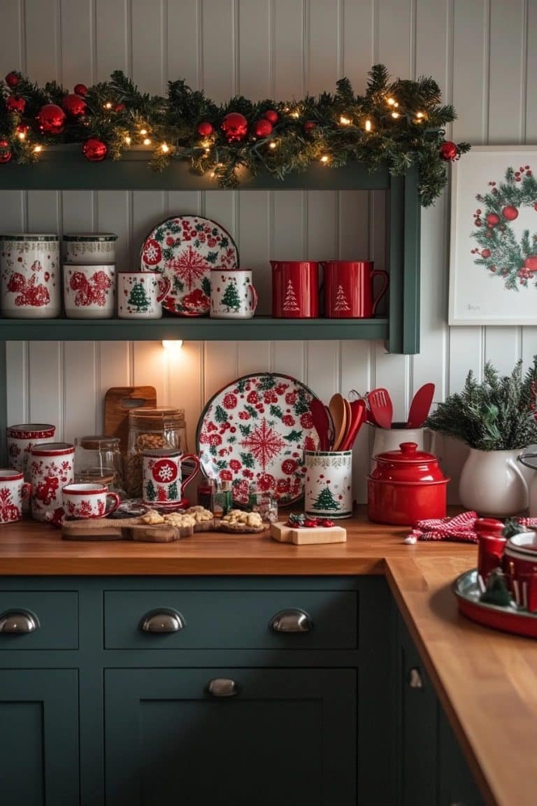 29 Christmas Kitchen Decor Ideas To Make Your Cooking Space Festive ...