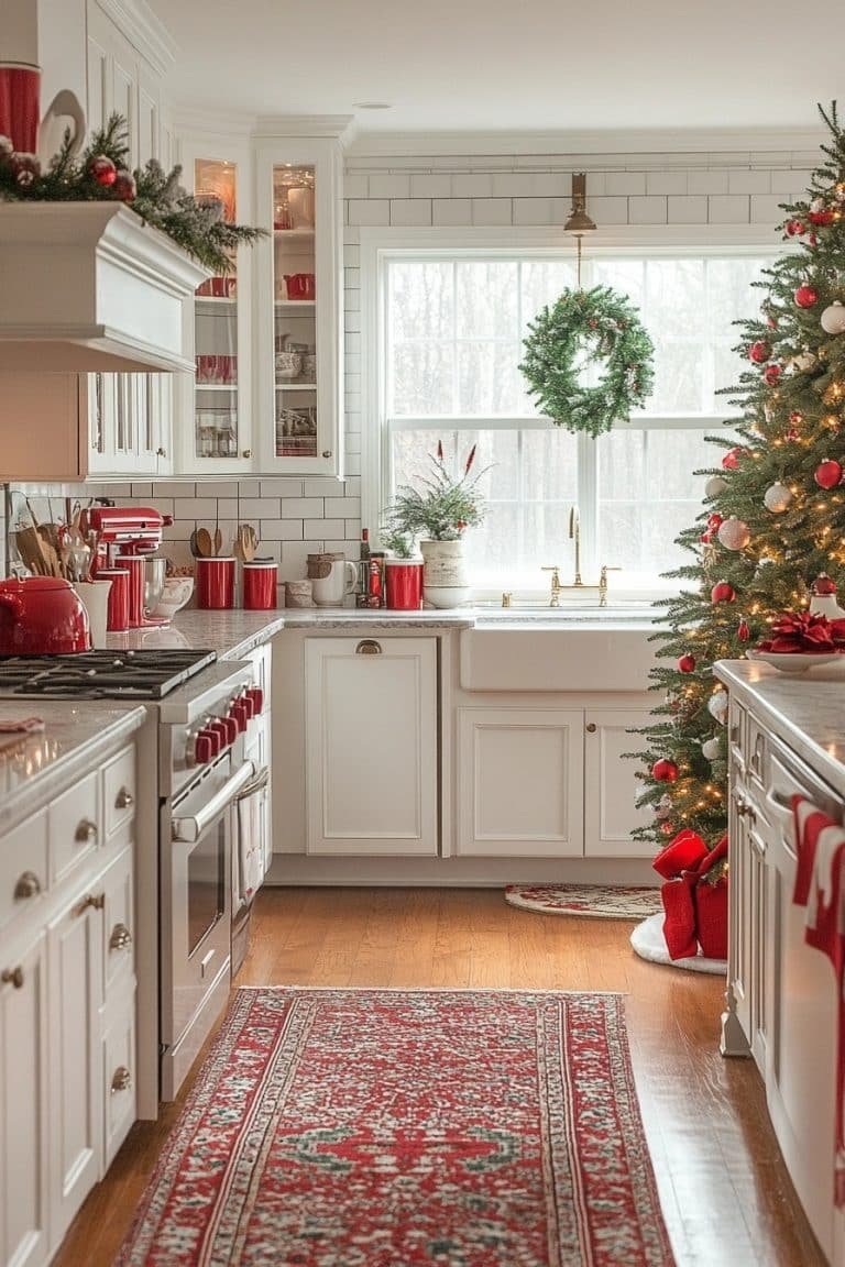29 Christmas Kitchen Decor Ideas To Make Your Cooking Space Festive ...