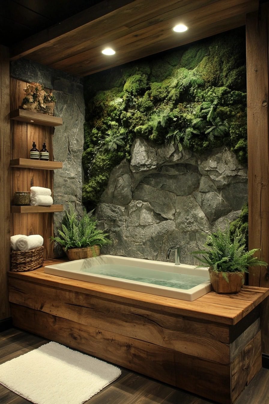 29 Rustic Wet Room Ideas For A Unique And Inviting Bathroom Design ...