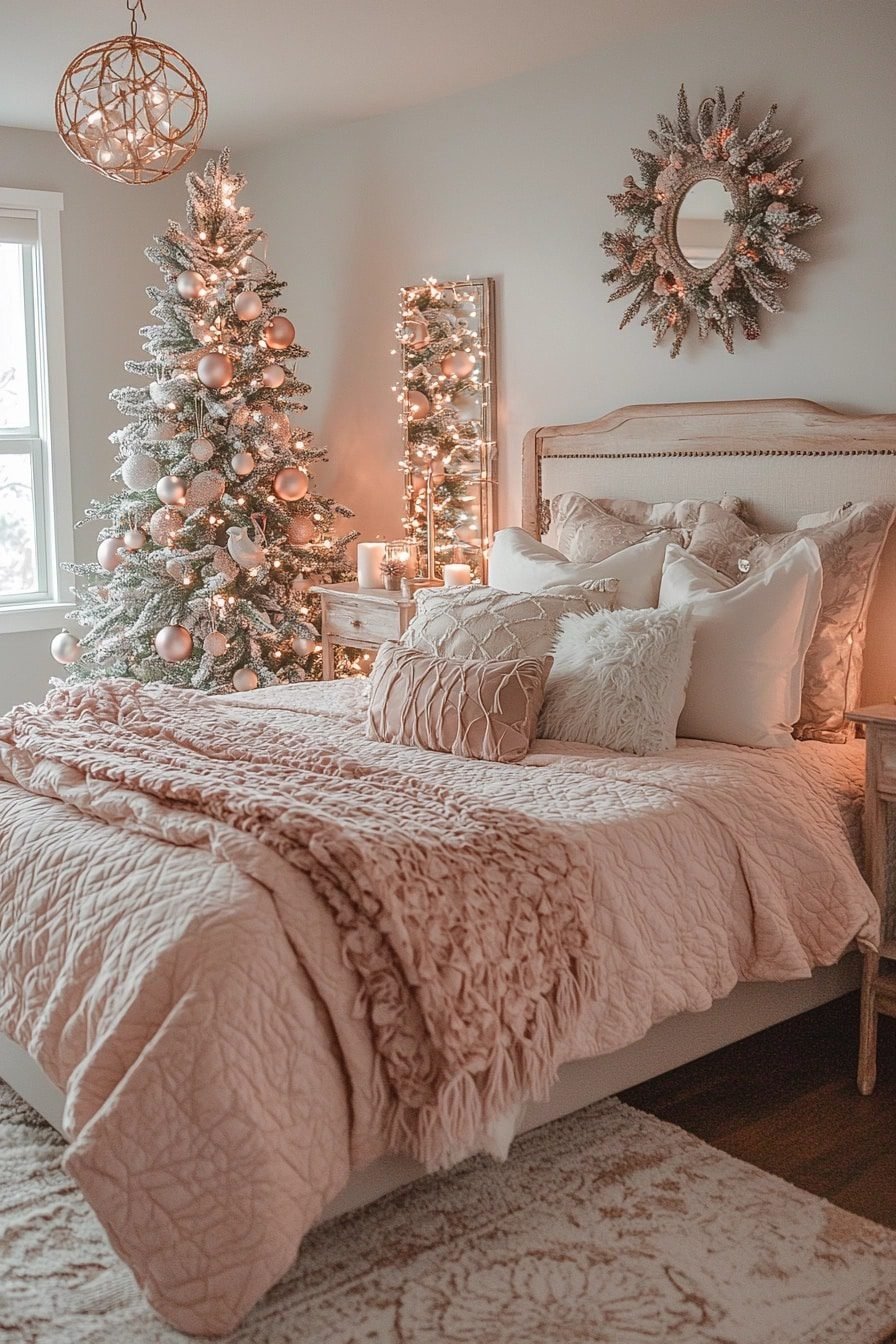 29 Rose Gold Christmas Decor Ideas For A Sophisticated And Joyful ...