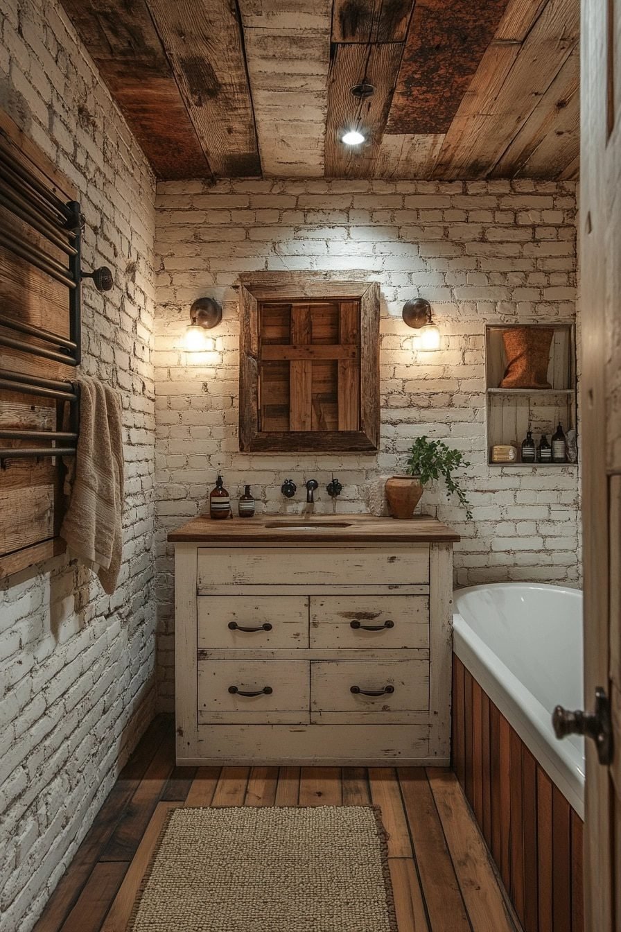 29 Rustic Wet Room Ideas For A Unique And Inviting Bathroom Design ...