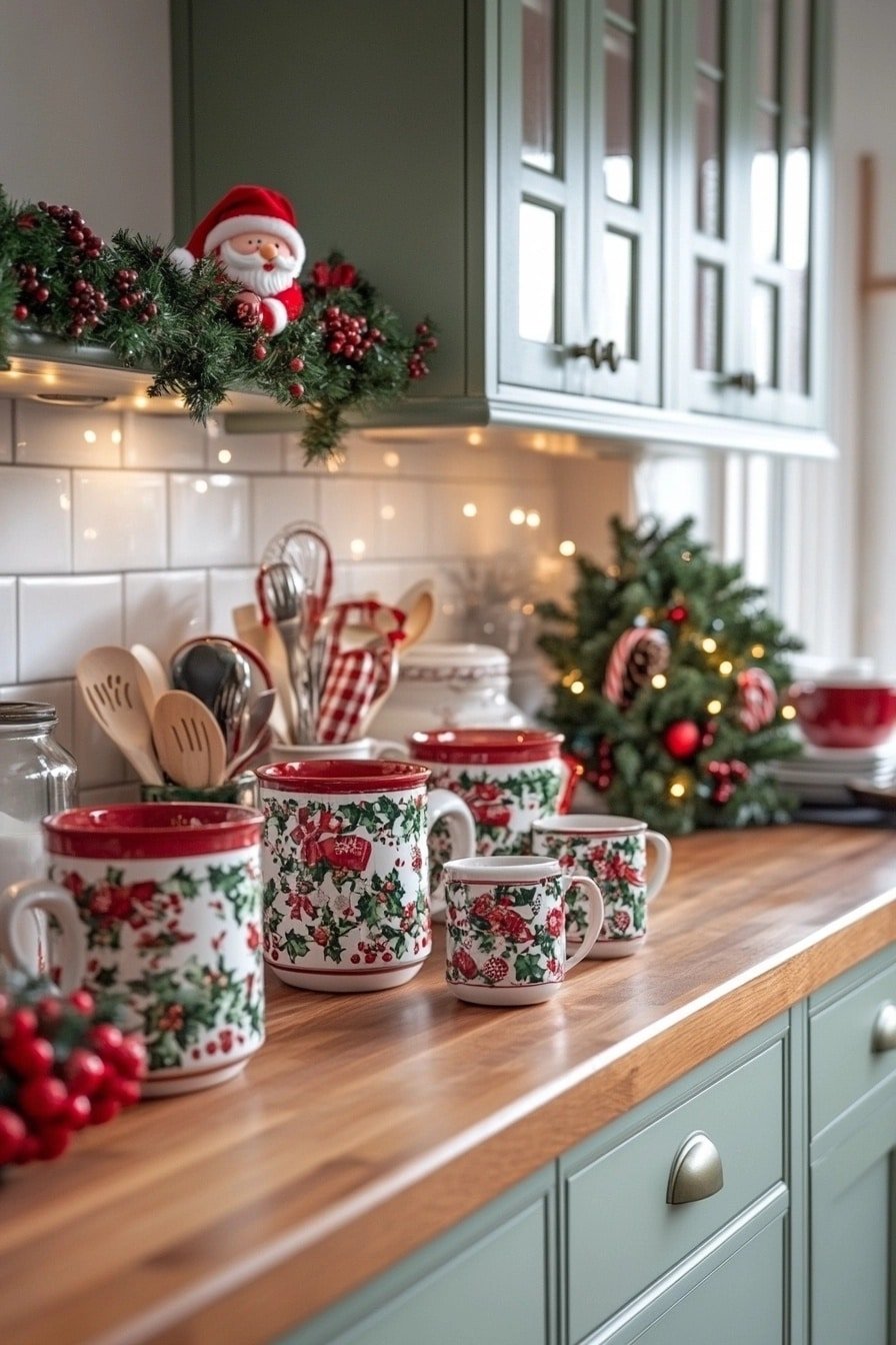 29 Christmas Kitchen Decor Ideas To Make Your Cooking Space Festive ...