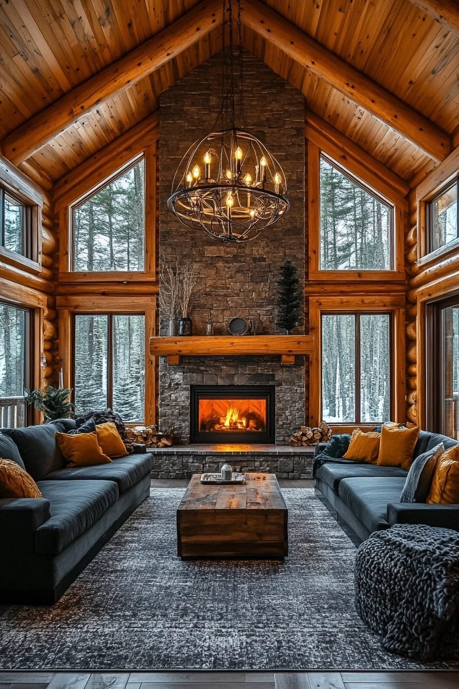 29 Log Home Interiors That Perfectly Balance Comfort And Style ...