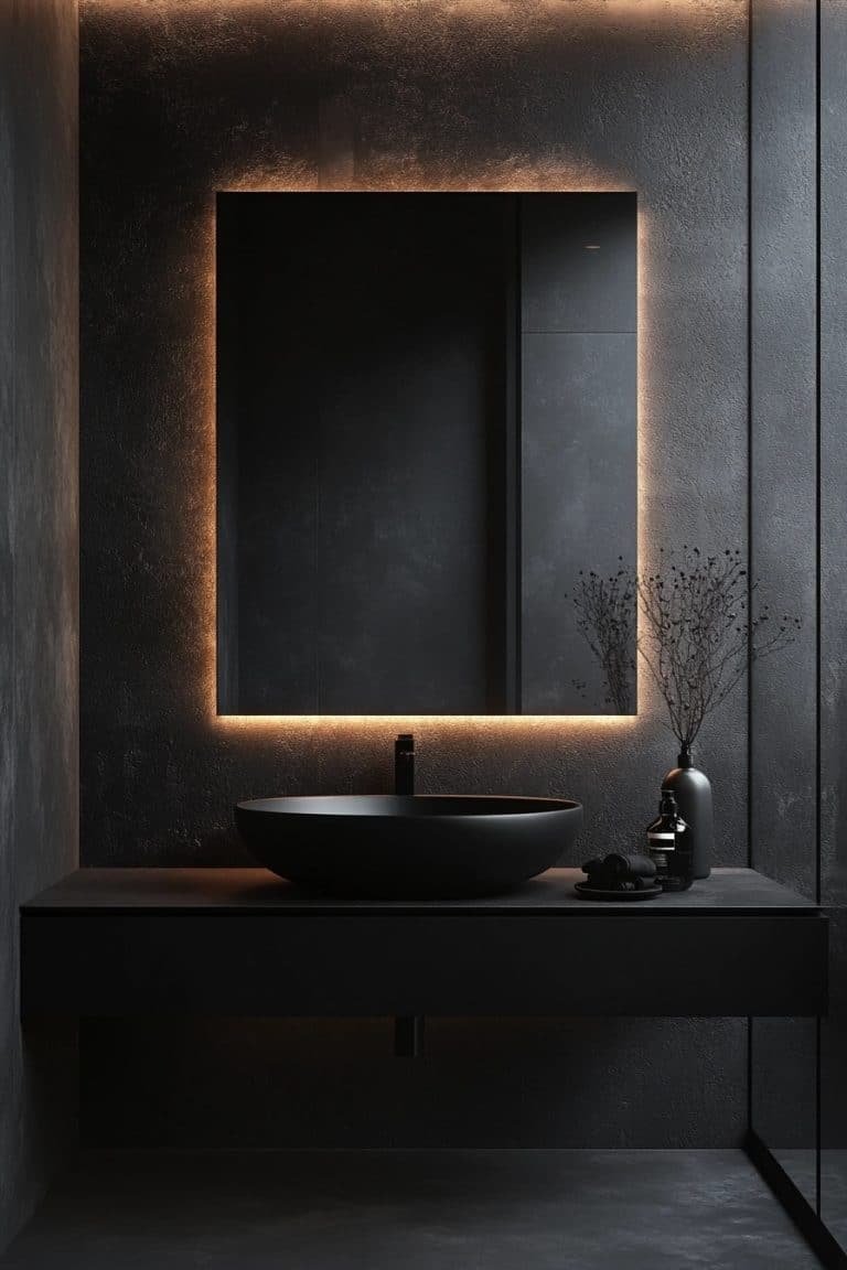 29 Black Bathroom Ideas For A Unique And Bold Statement - Courtneys World