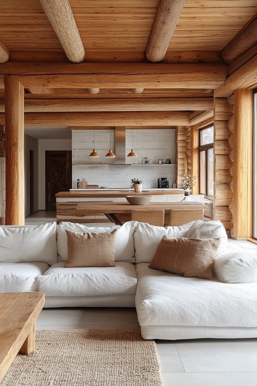 29 Log Home Interiors That Perfectly Balance Comfort And Style ...