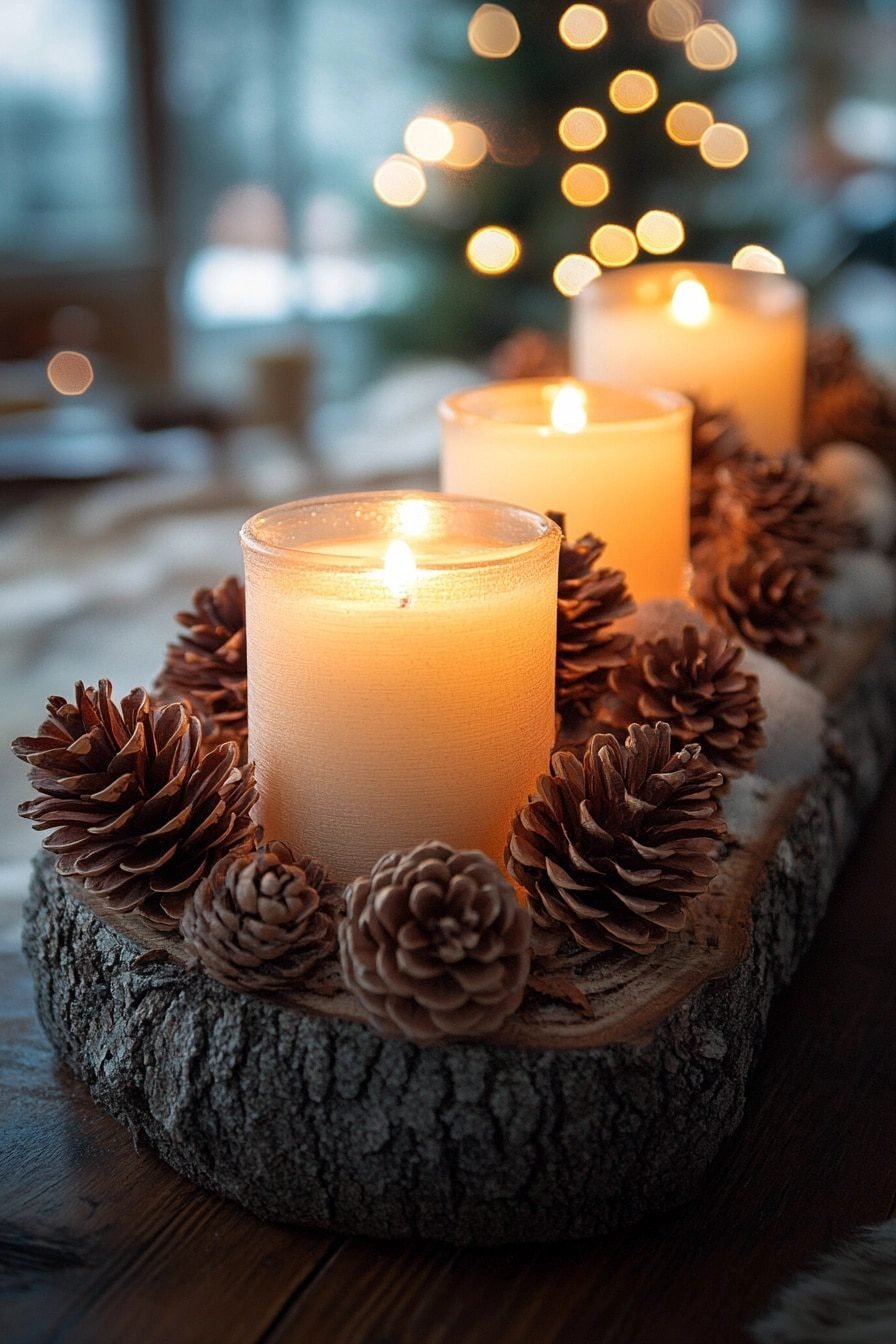 29 Christmas Candle Decor Ideas To Light Up Your Holiday Season ...