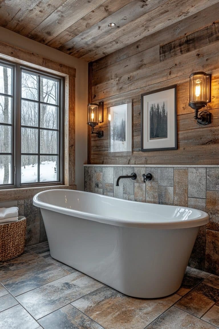 29 Rustic Wet Room Ideas For A Unique And Inviting Bathroom Design ...