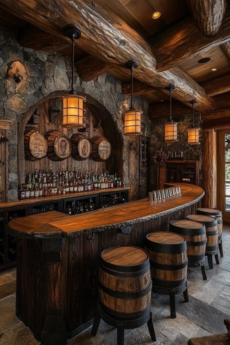 29 Log Home Decor Ideas For A Beautifully Balanced Design - Courtneys World