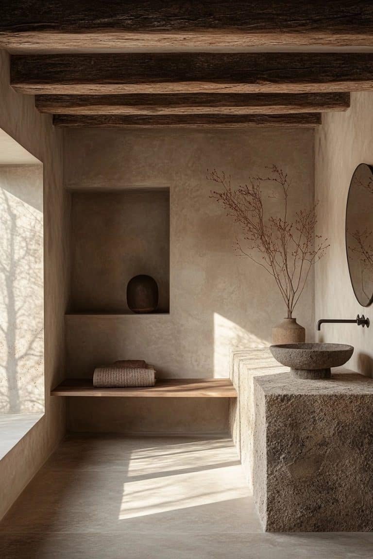 29 Rustic Wet Room Ideas For A Unique And Inviting Bathroom Design ...