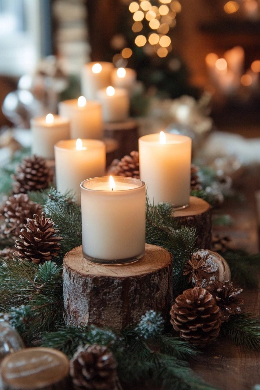 29 Christmas Candle Decor Ideas To Light Up Your Holiday Season ...