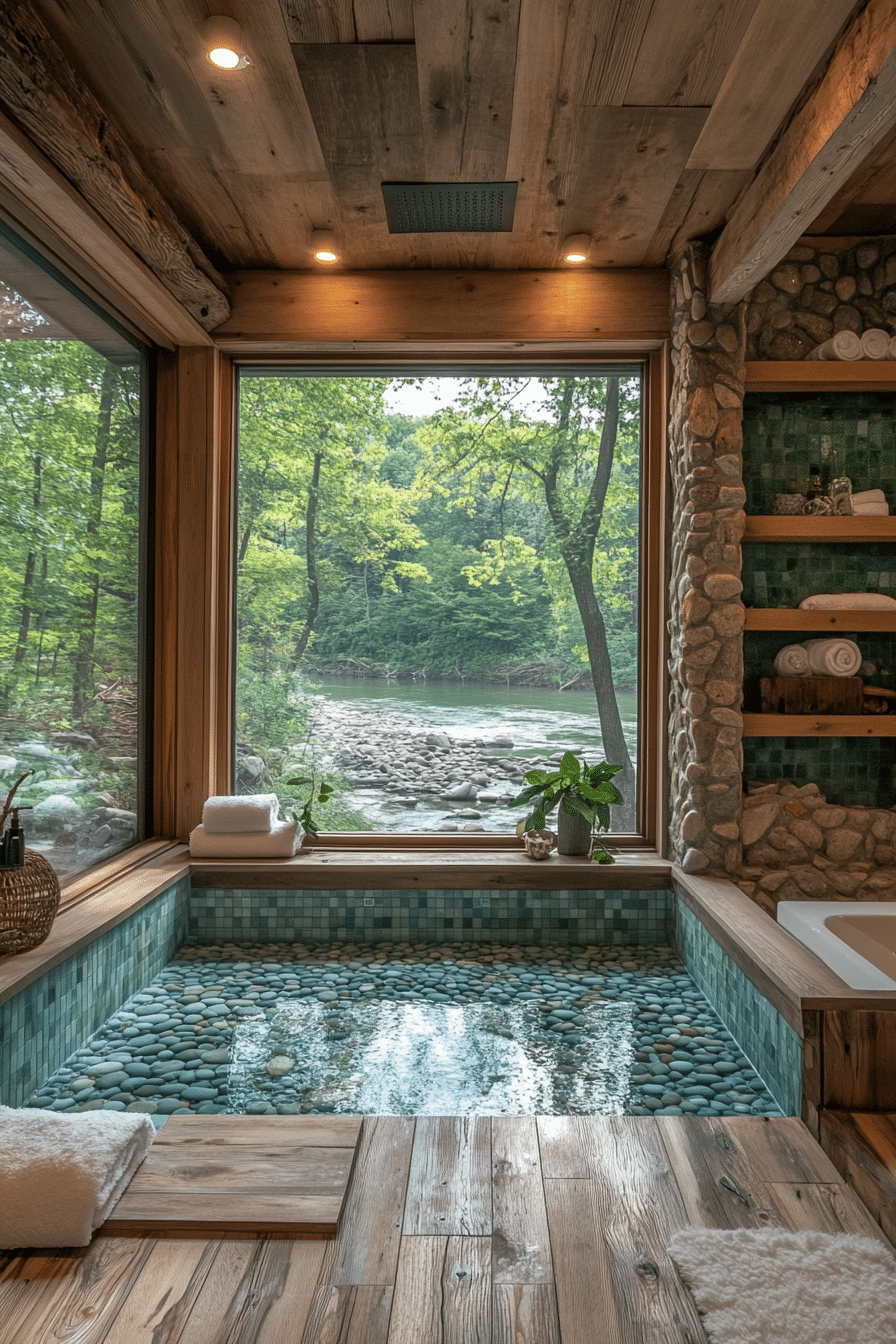 29 Rustic Wet Room Ideas For A Unique And Inviting Bathroom Design ...